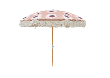 Parasol met franjes - sunset flowers